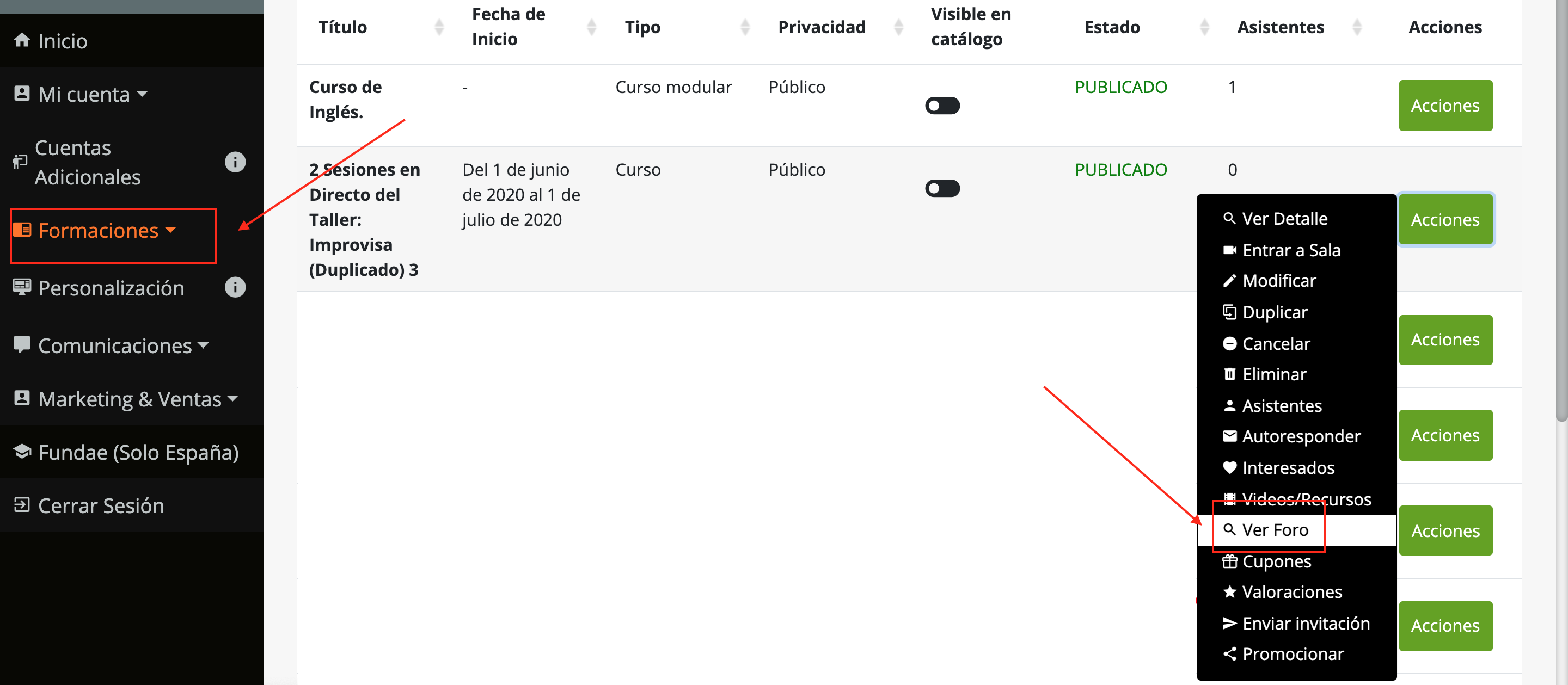Tutorial: Como gestionar tus foros en ClassOnLive - ClassOnLive